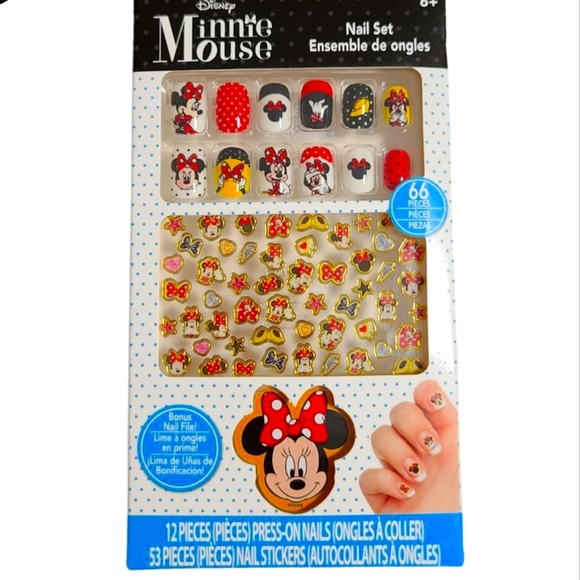 Disney | Makeup | Disneys Minnie Mouse Press On Nails | Poshmark